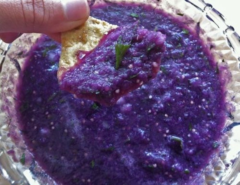 Organic Purple Tomatillo, Physalis Ixocarpa Seeds, Salsa Verde PH0325 ...