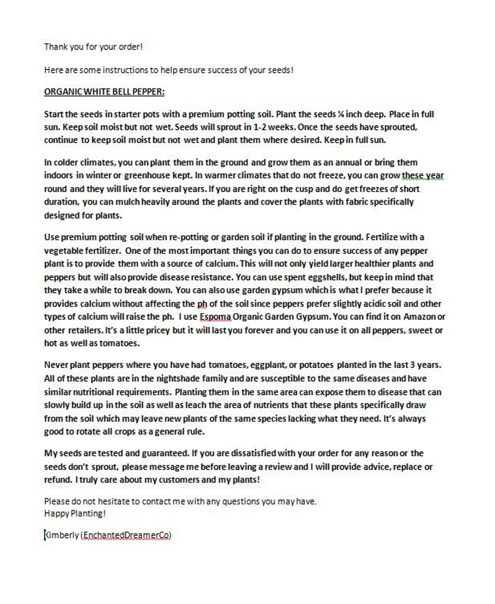 Organic White Bell Pepper Seeds Sweet Peppers Capsicum | Etsy