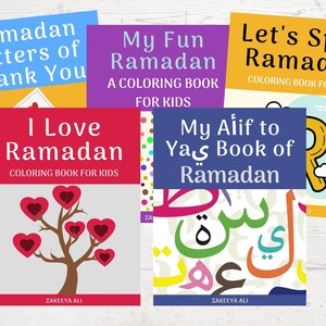 Ramadan Ebook Bundle for Muslim Kids to Color and Learn | Includes ...