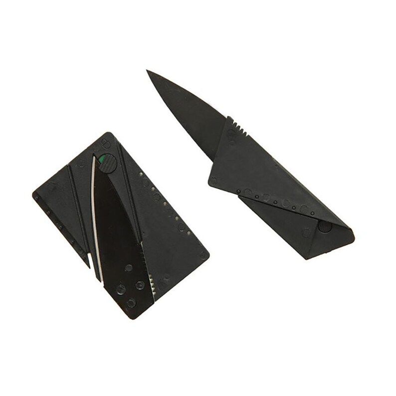 New Cardsharp Credit Card Knife Folding Razor Sharp Wallet Survival ...