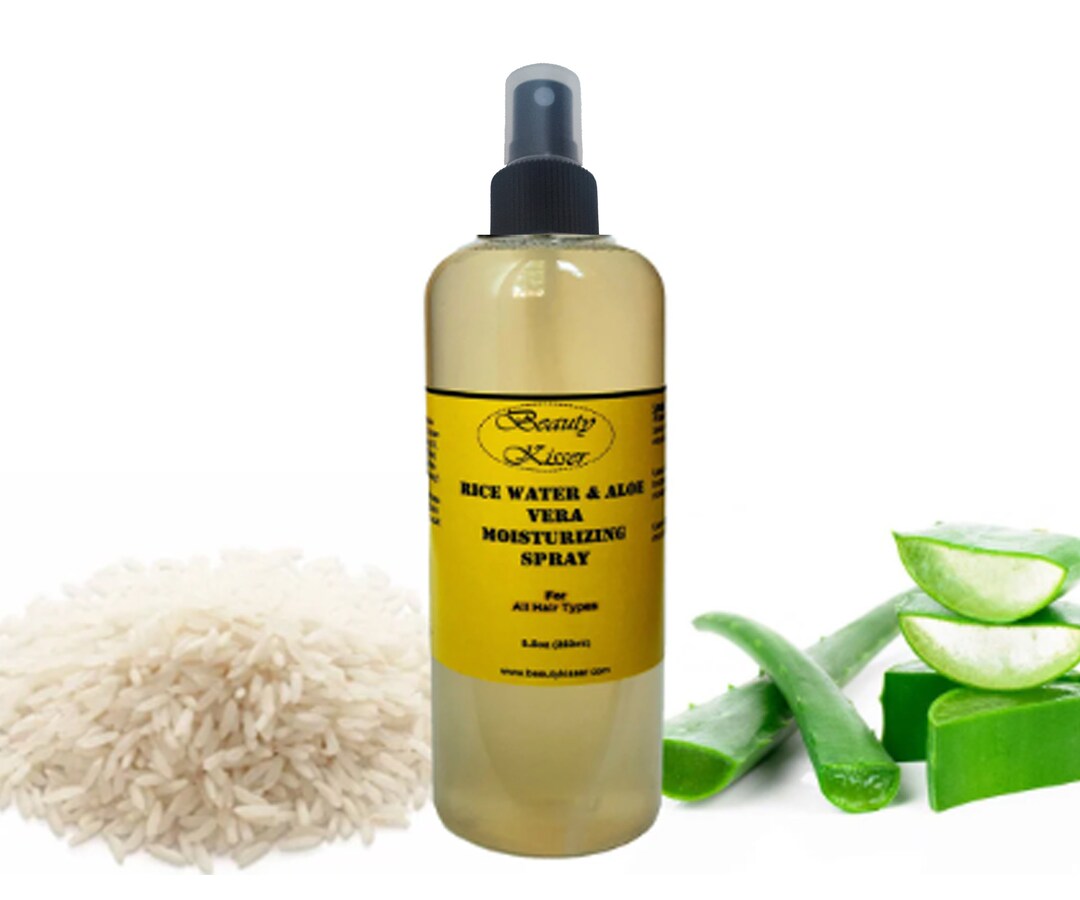 Rice Water and Aloe Vera Hydrating Nourishing Moisturizer Detangler ...