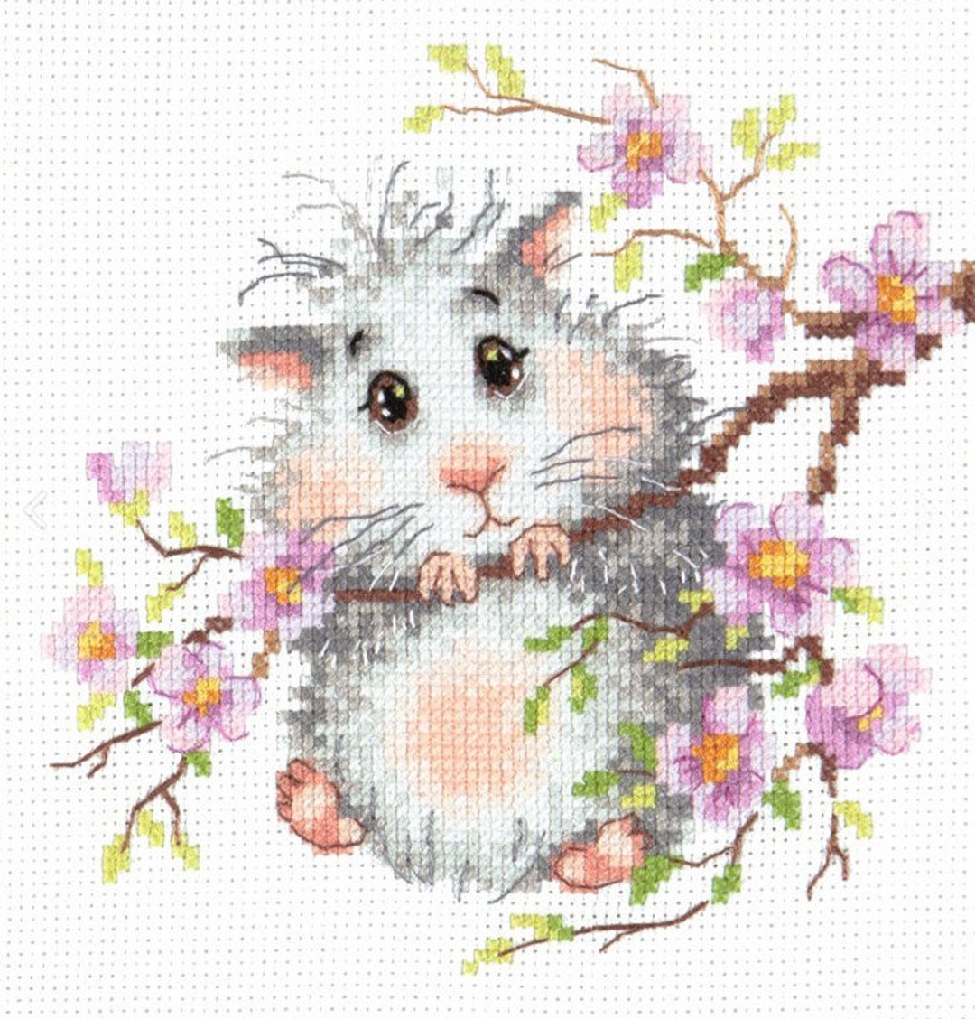 Hamster Cross Stitch Pattern - Etsy