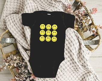 Infant Smiley Face Outfit - Etsy