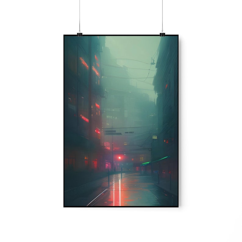 Lo-fi Vaporwave Poster - Seoul at Night - Neon Art Print Poster - Etsy
