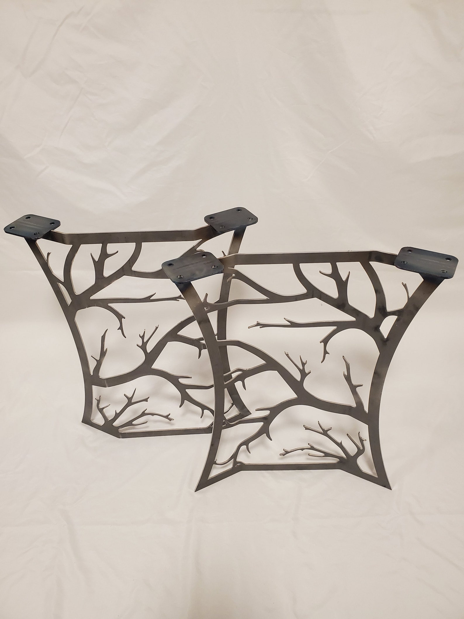 Steel End Table Legs for Live Edge Furniture, River Table or Custom ...