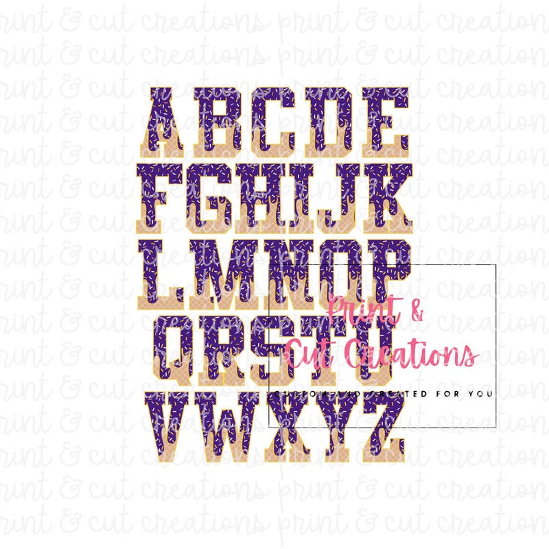 Lsu Font - Etsy