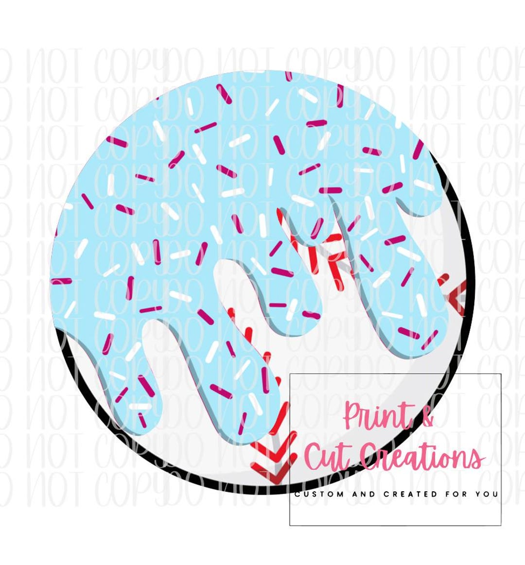 Blue Cotton Candy Baseball Drip Design (PNG Digital Download) - Etsy