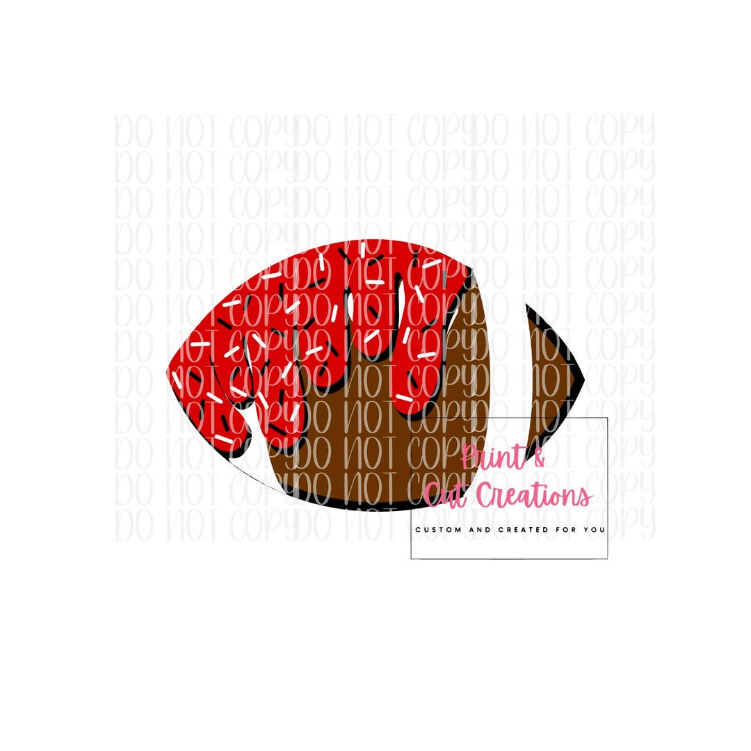 Red Drip Football PNG: Sprinkle Design (digital Download) - Etsy