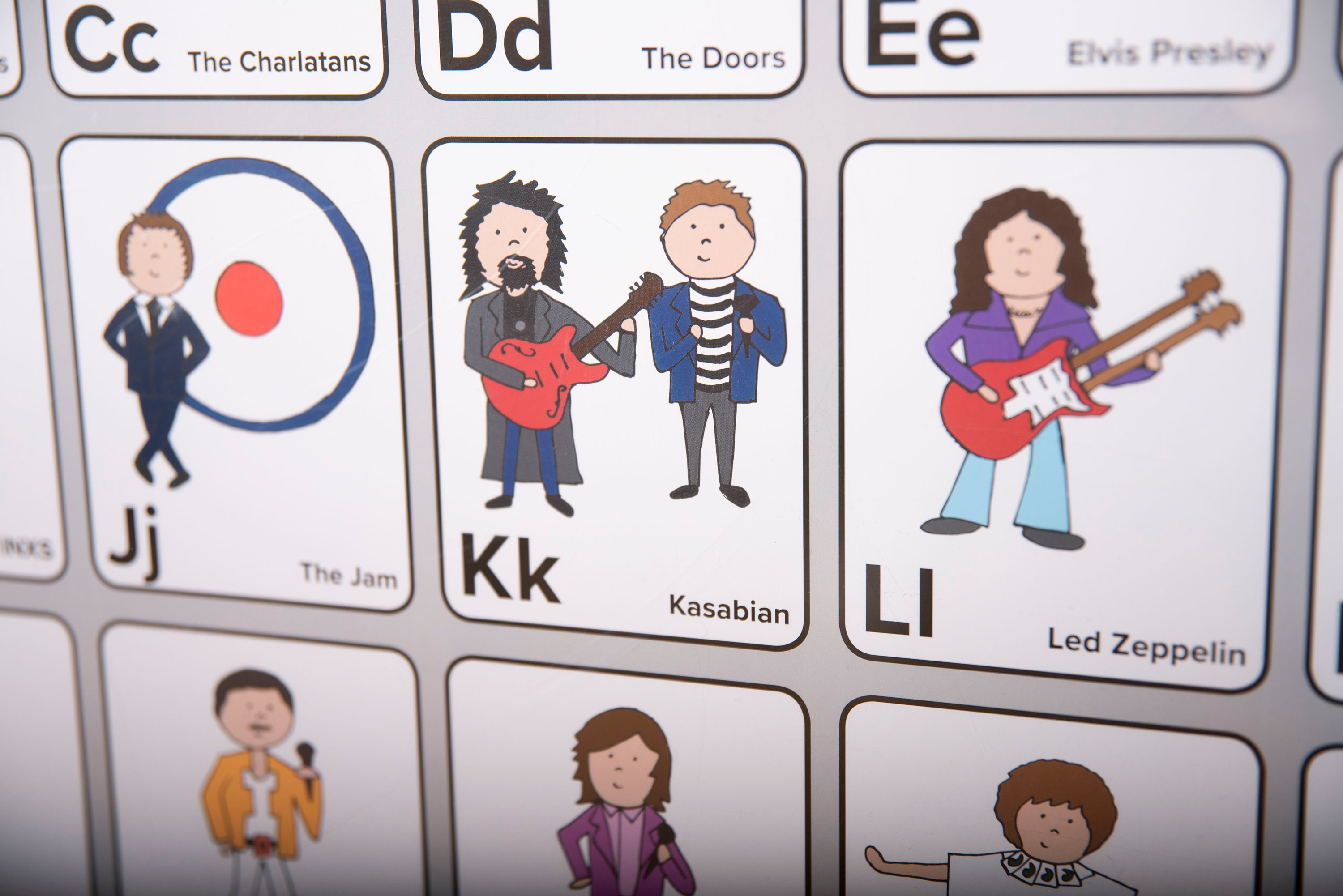 A to Z of Music Poster Alphabet Poster A-Z Artwork Nursery Print ...