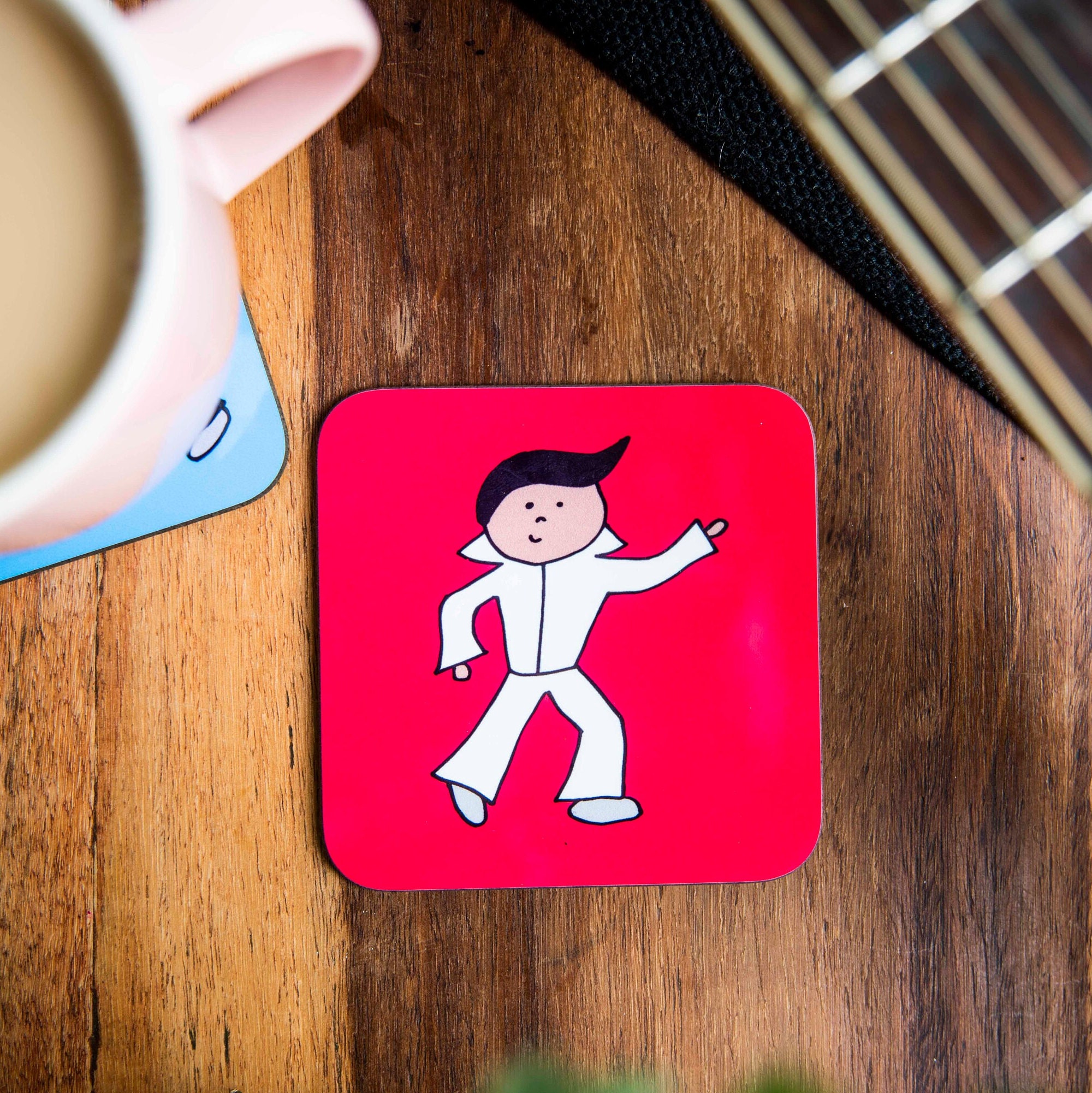 Elvis Coaster - Elvis Presley Coaster - Elvis Gift - Etsy UK
