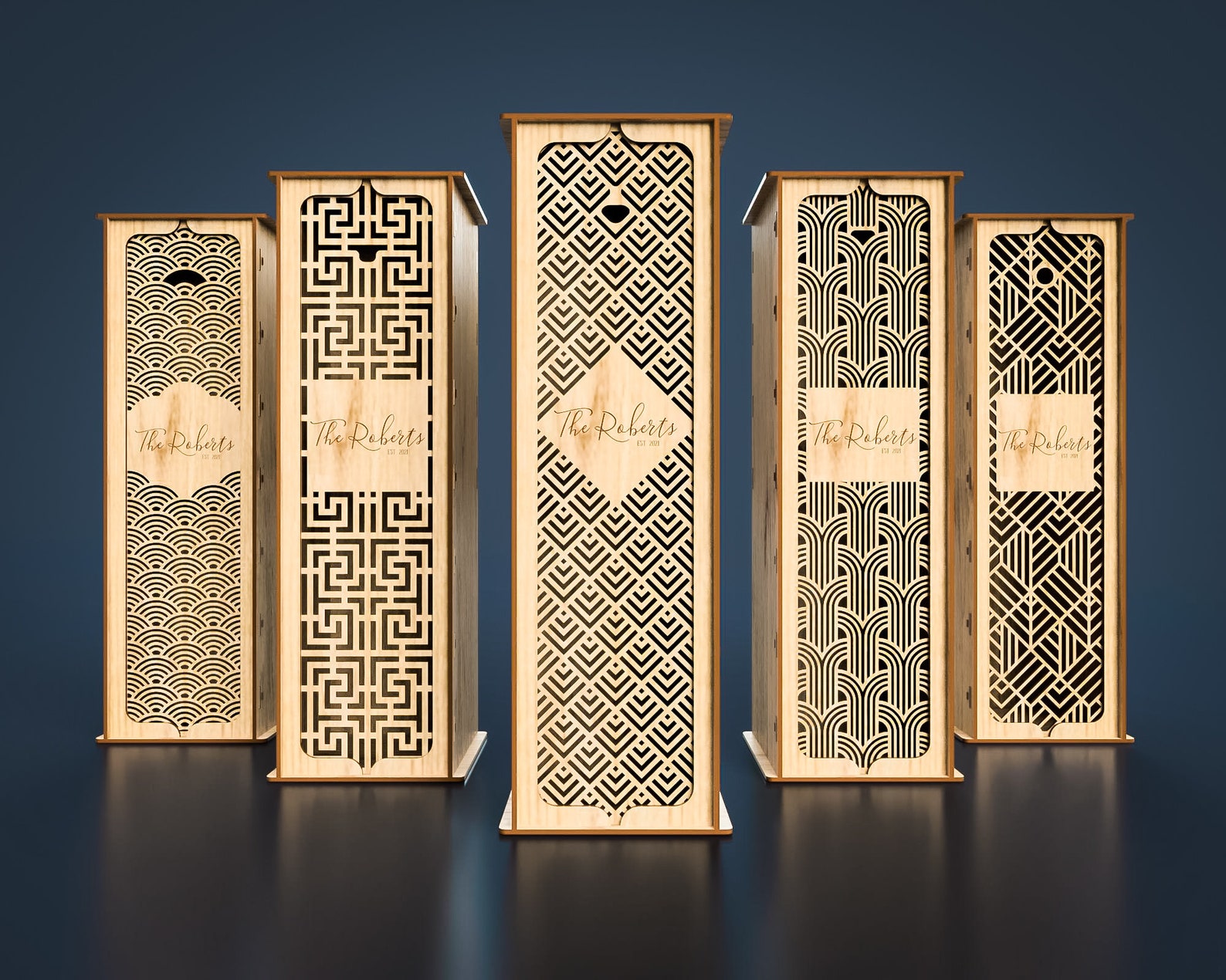 Wine Box Wine Crate Engraved Wine Box Custom Wine Box - Etsy