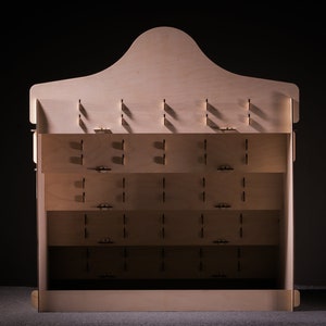 5 Tier Display Stand With Drawers Portable Product Retail Display for ...