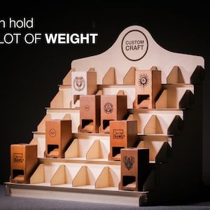 Wooden Plant Display Stand, Collapsible Stand, Personalize Wooden ...