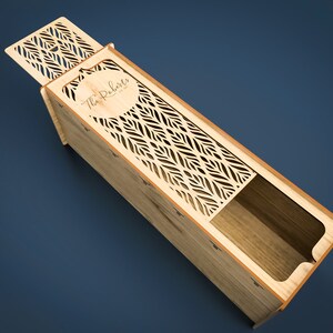 Wine Box, SVG Files of Wine Crate, Laser Cut Files of Wine Bottle Box ...
