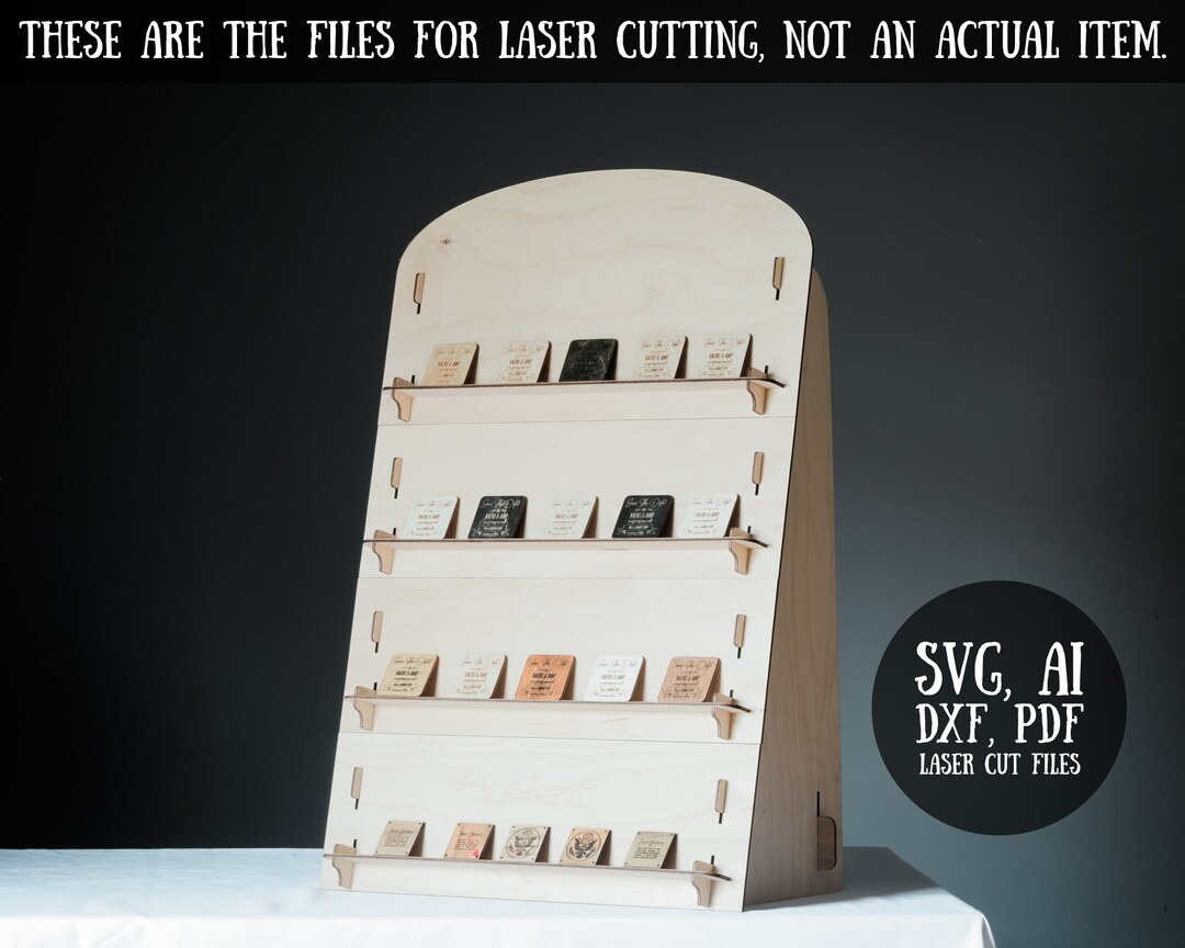 SVG Files of Card Holder, Craft Show Display, Photo Holder, Collapsible ...