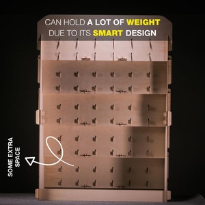 Sticker Display Stand, Sticker Storage, Craft Show Display Shelf ...