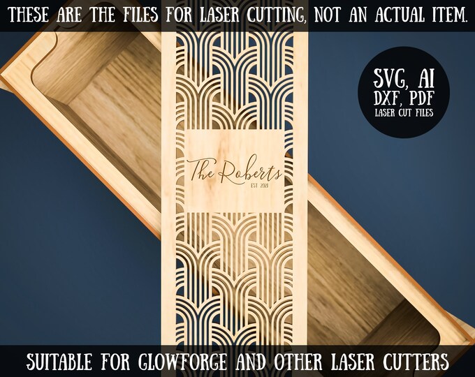Rectangular Gift Box Template, No Glue Box, SVG, PDF, 8.5x11, A4, A3 ...