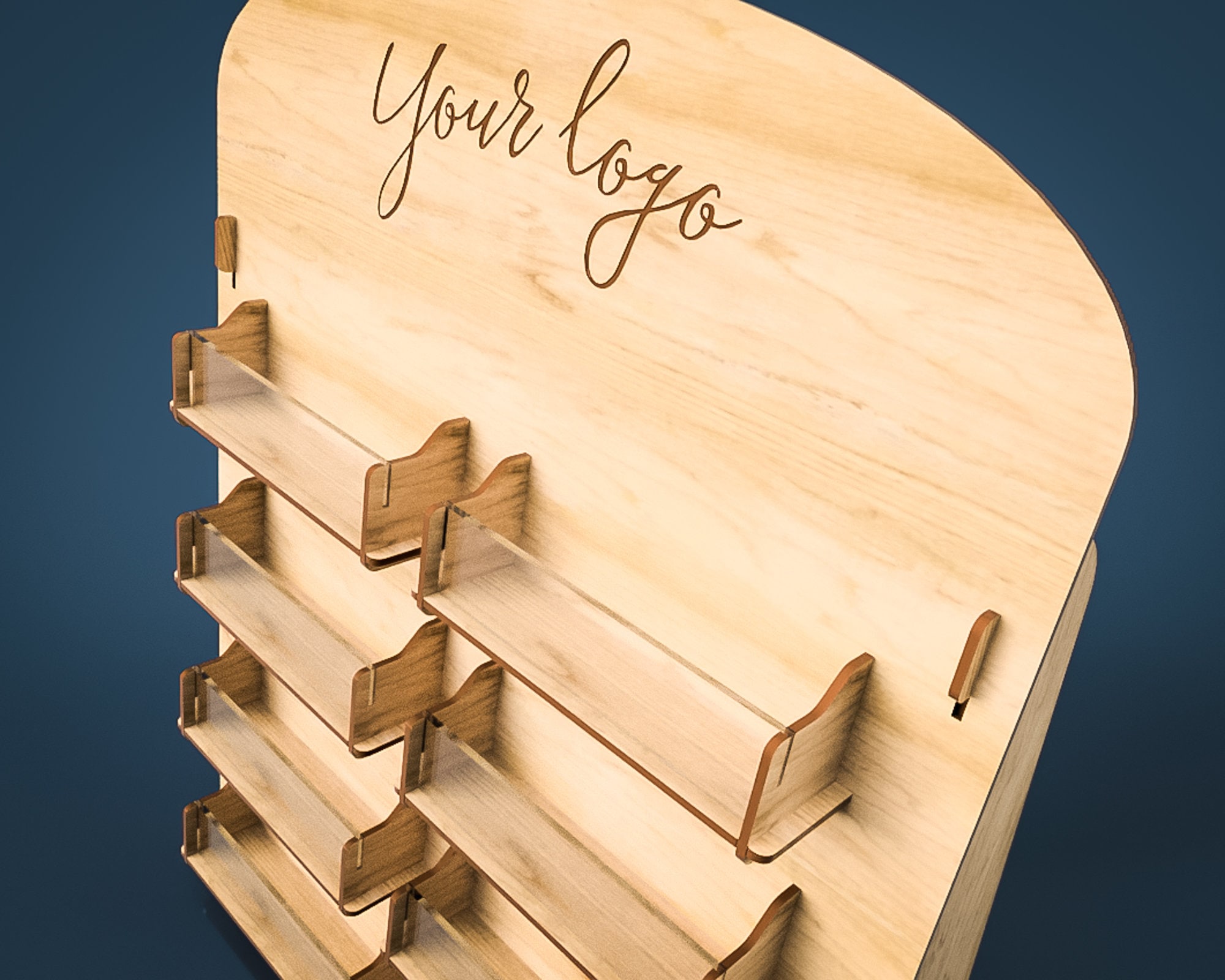 Sticker Storage Display Stand SVG Files Laser Cut Files - Etsy