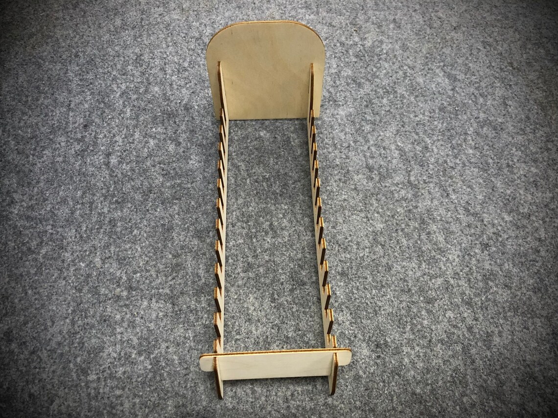 Wooden Greeting Cards Holder SVG File Collapsible Craft Fair - Etsy