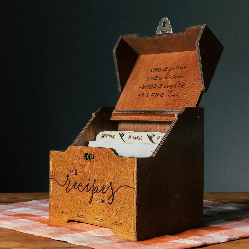Recipe Box - Etsy