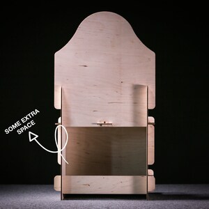 2 Tier Display Stand, Retail Storage, Tabletop Display Shelves, Craft ...