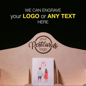 Photocard Display, Postcard Display Stand W/ Compartments, Greeting ...