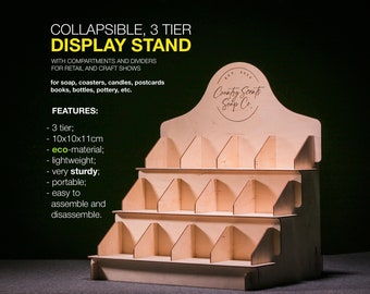 Step Display Shelf . Display Your Treasures on Rows of Steps - Etsy