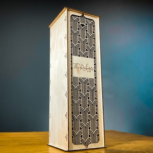 Wine Gift Box, Custom Wine Box, Wooden Wine Box, Wine Box Ceremony ...