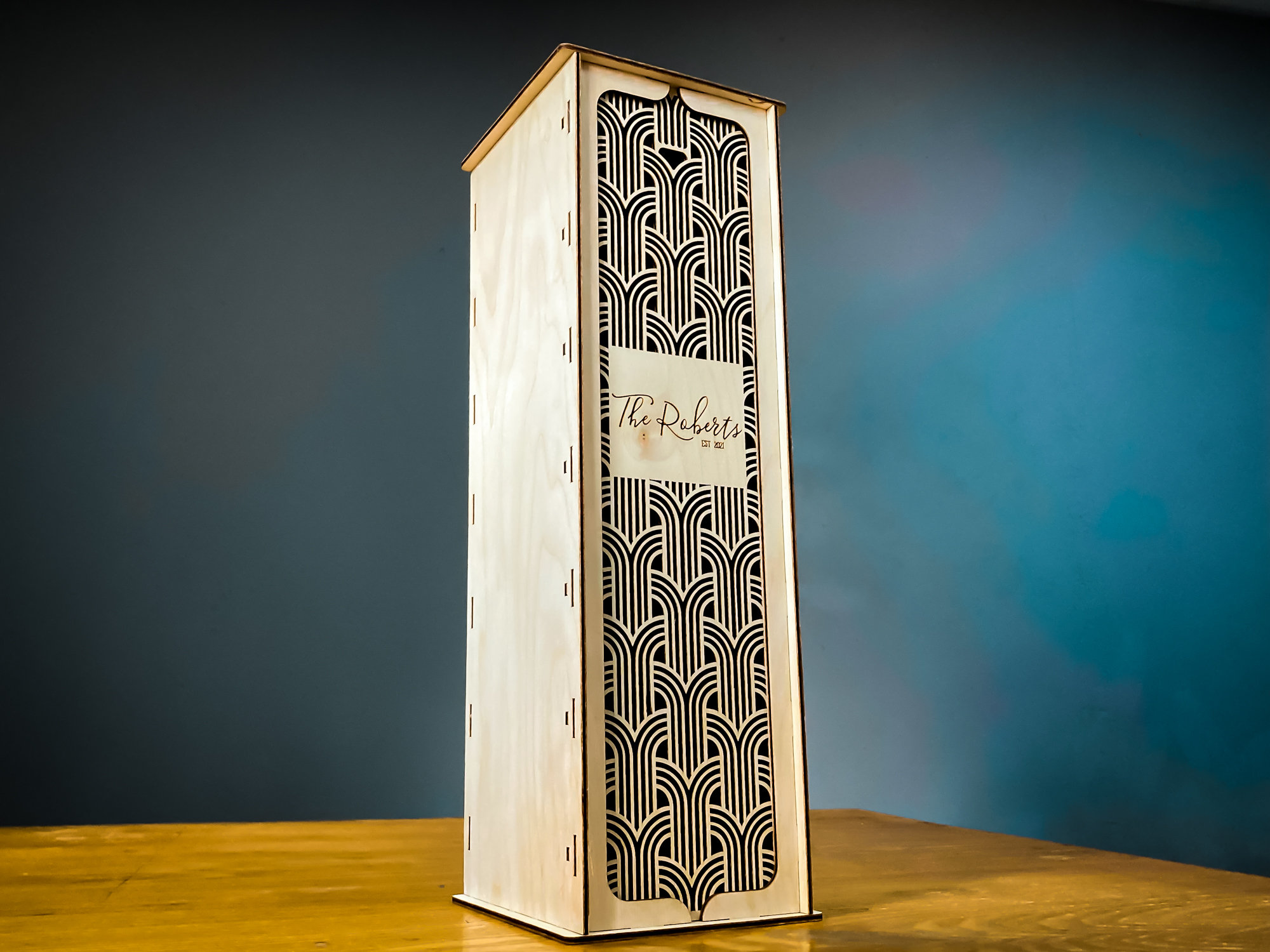 Wine Box Wine Crate Engraved Wine Box Custom Wine Box - Etsy