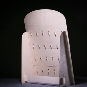 Earring Holder With Hooks - Elegant Jewelry Display Stand for Earrings ...