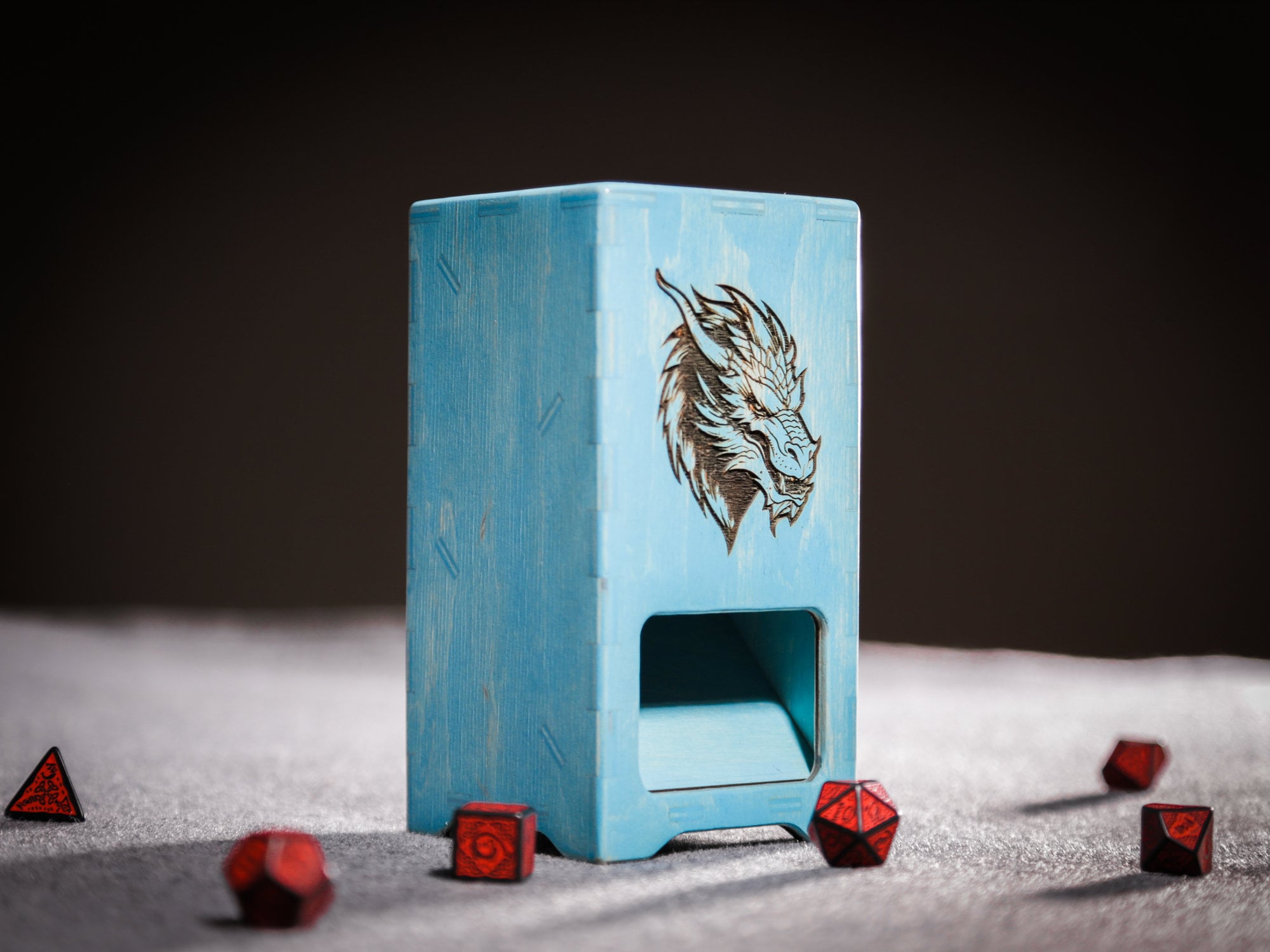 Dnd Dice Tower, Dice Box, Crossbow Dice Roller, Personalized Wooden ...