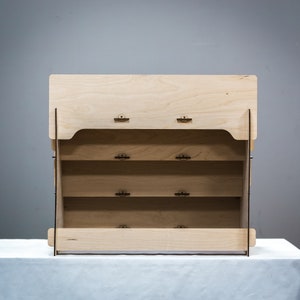 Eco-friendly Minimalist Wood Decor Stand: Customized Display & Storage ...