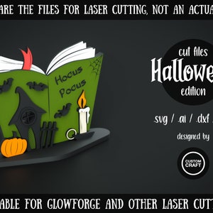 Hocus Pocus Book, SVG Files of Hocus Pocus Decor, Diy Halloween Decor ...