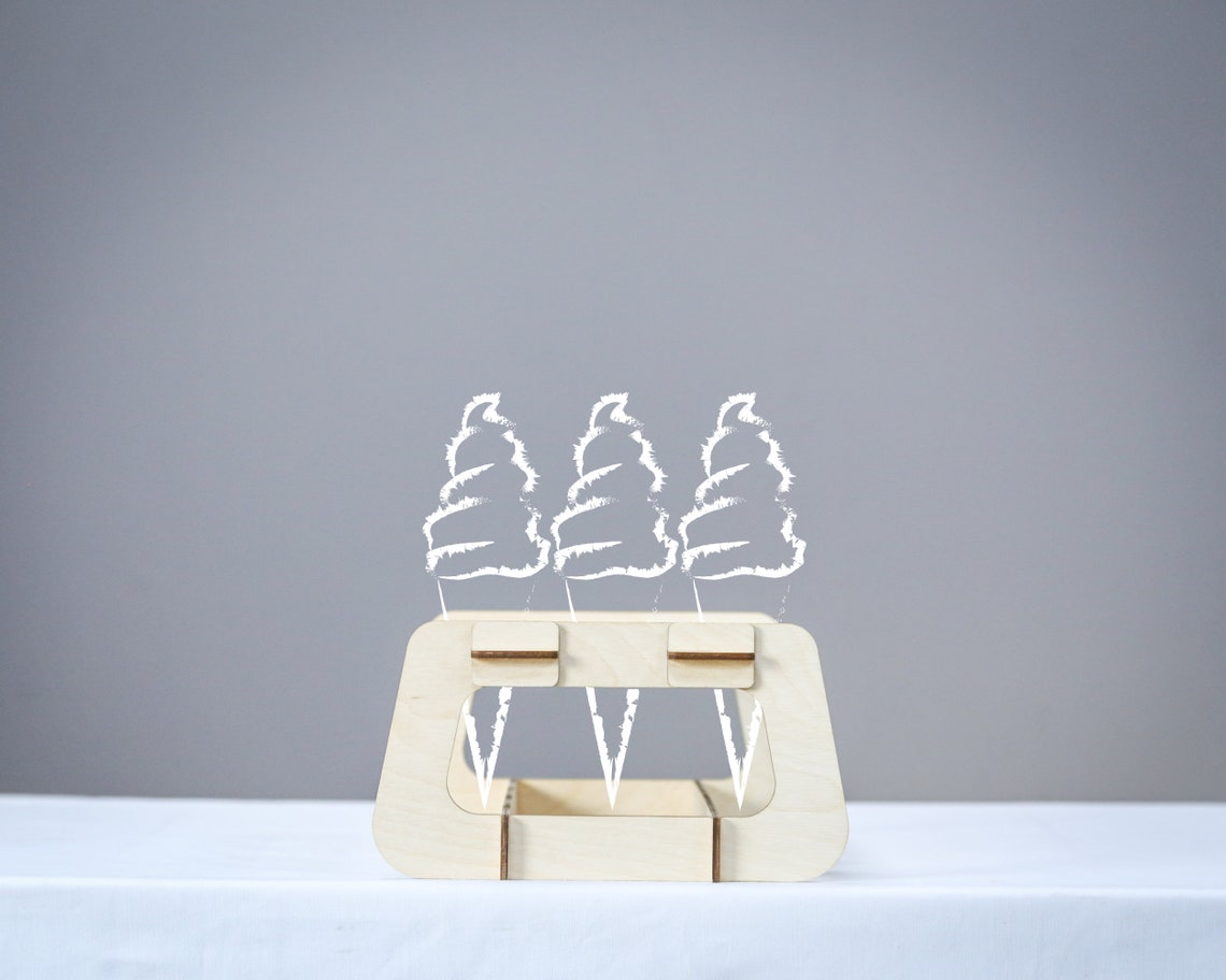 Wedding Confetti Cones Holder Laser Cut Files of Sweet Cones | Etsy