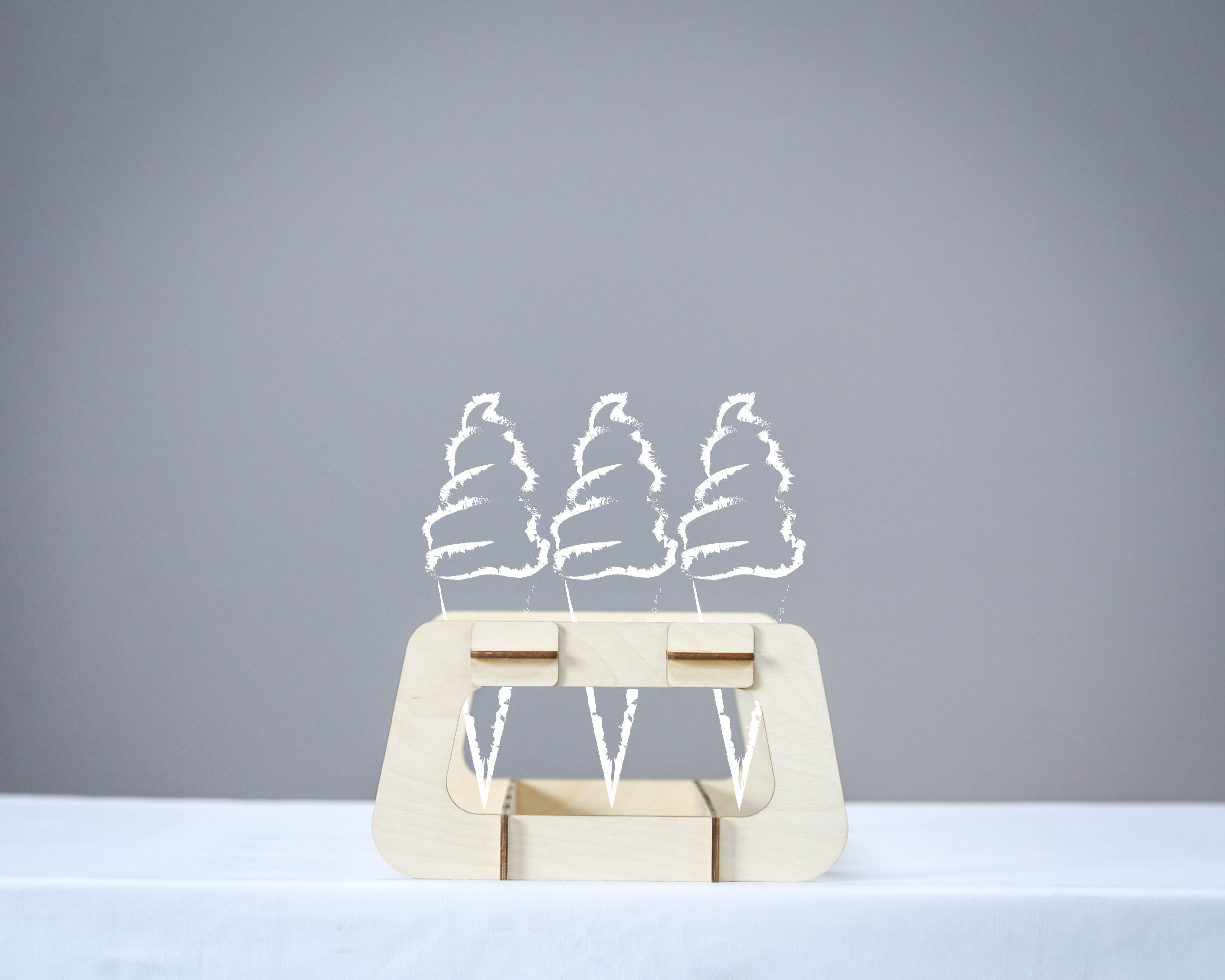 Wedding Confetti Cones Holder Laser Cut Files of Sweet Cones | Etsy