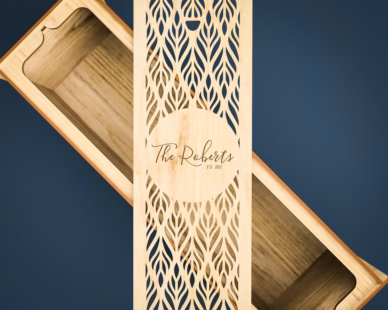 Wine Box SVG Files of Wine Crate Laser Cut Files of Wine - Etsy