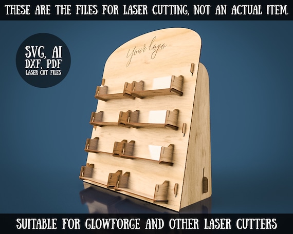 Sticker Storage Display Stand SVG Files Laser Cut Files - Etsy