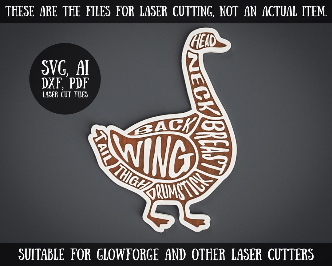 Svg Files of Farmhouse Wall Decor, Goose SVG, Farm Animal SVG, Butcher ...