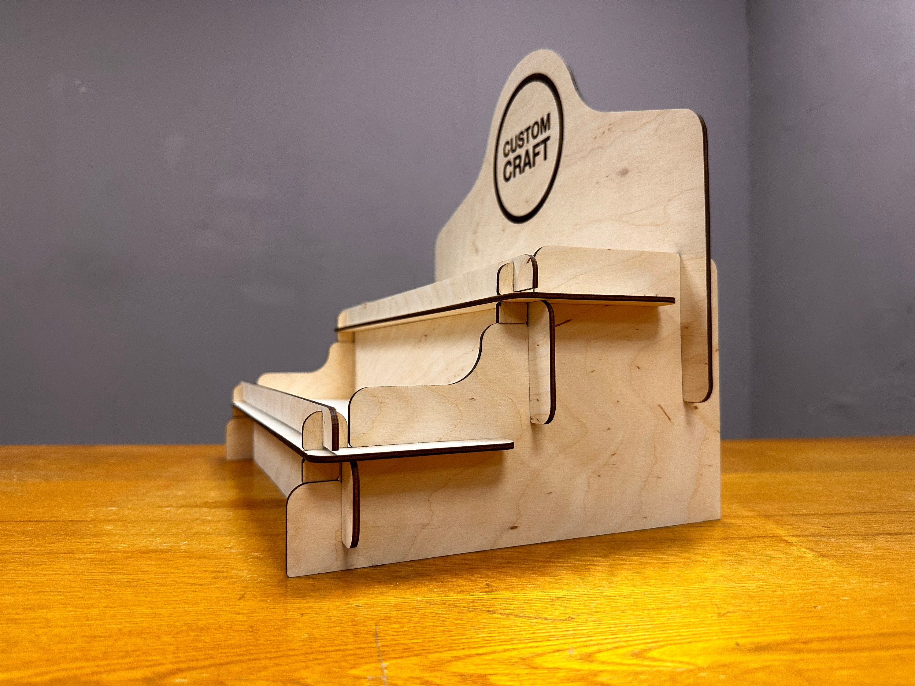 Laser Cut Files of Display Stand SVG Files of Display Shelf - Etsy ...