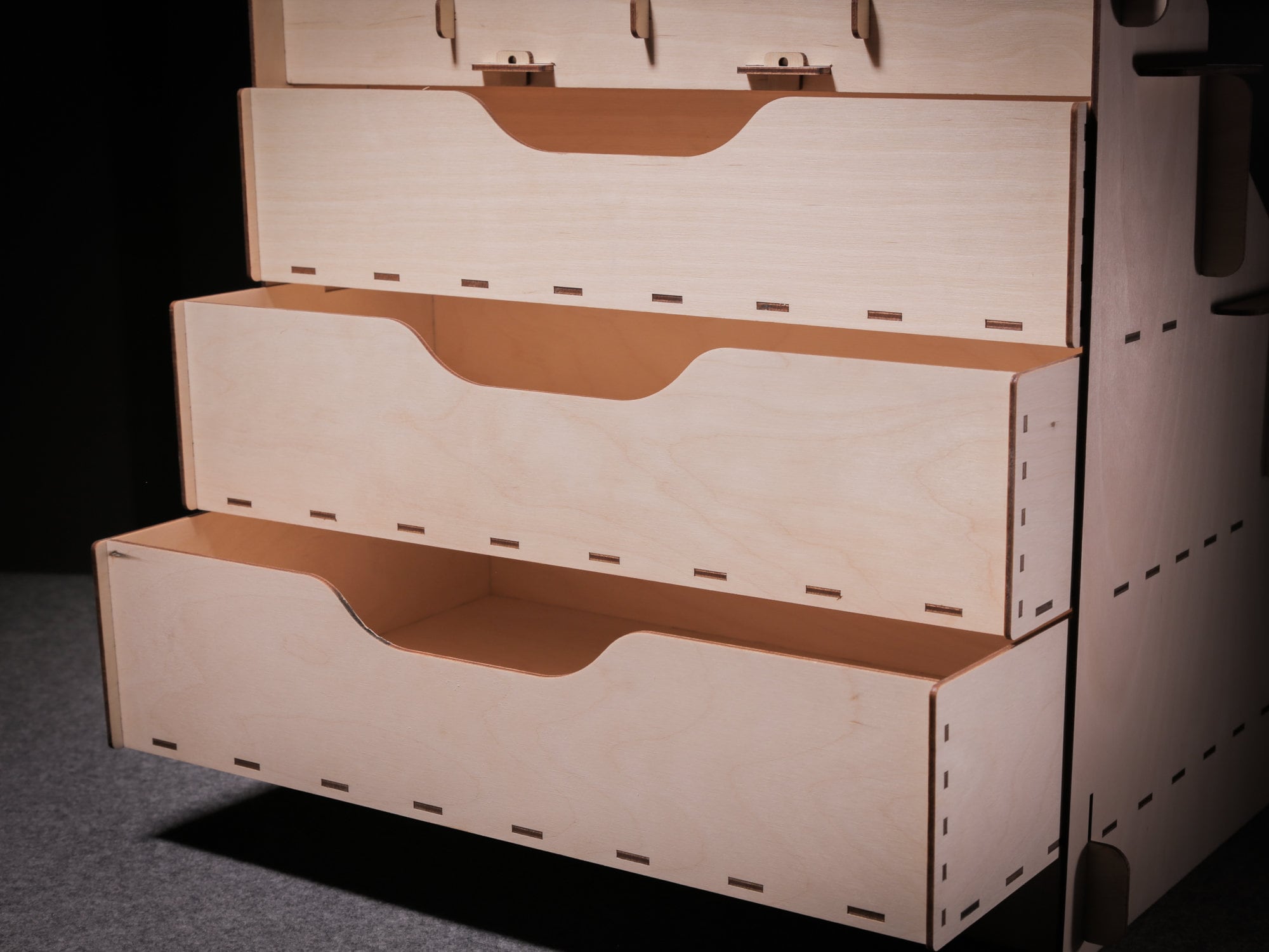 Personalized Wooden Display Stand - Collapsible Rack With Compartments ...