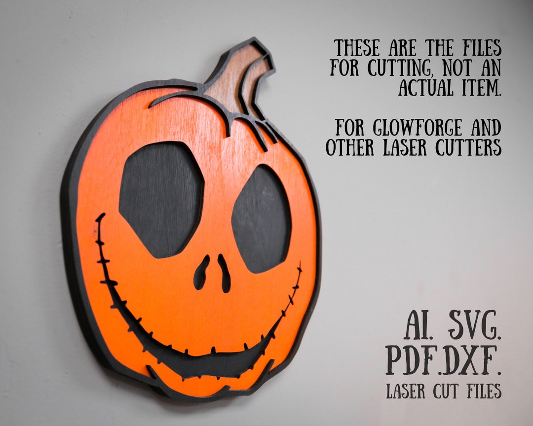 Pumpkin SVG Laser Cut Files, Halloween Svg Files, Jack O Lantern Svg ...