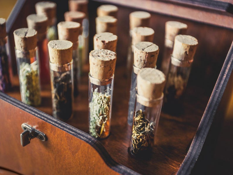 Custom Stash Box – Personalized Wooden Weed Box With 18 Glass Tubes ...