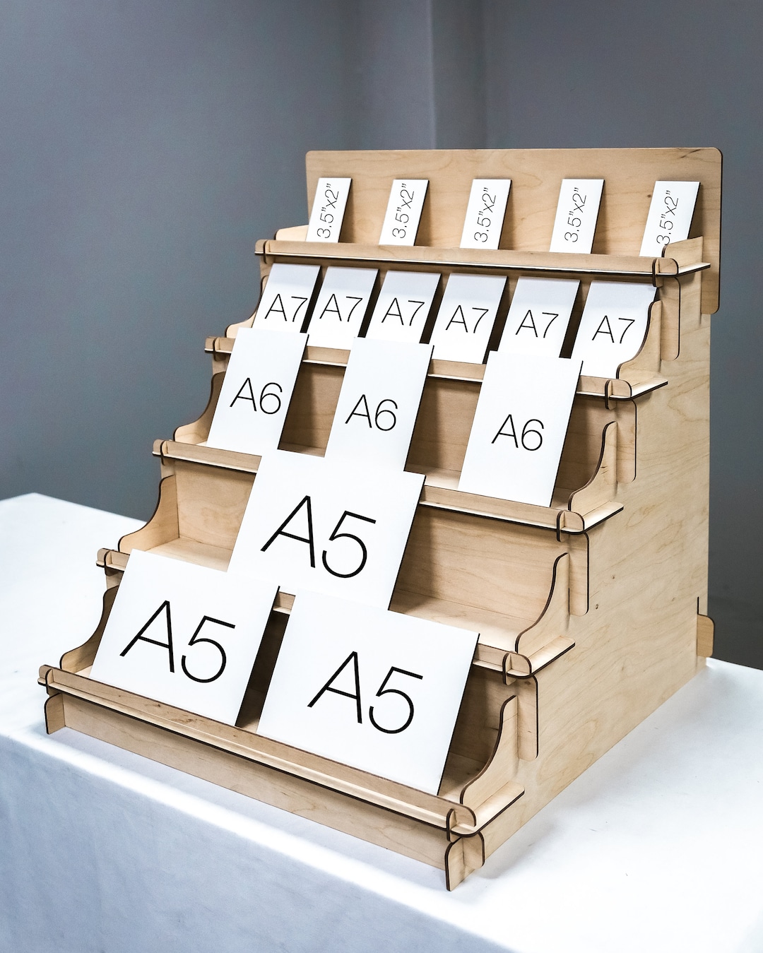 Table Top 20" 5 Tier Craft Show Display Stand Riser, Store Display ...