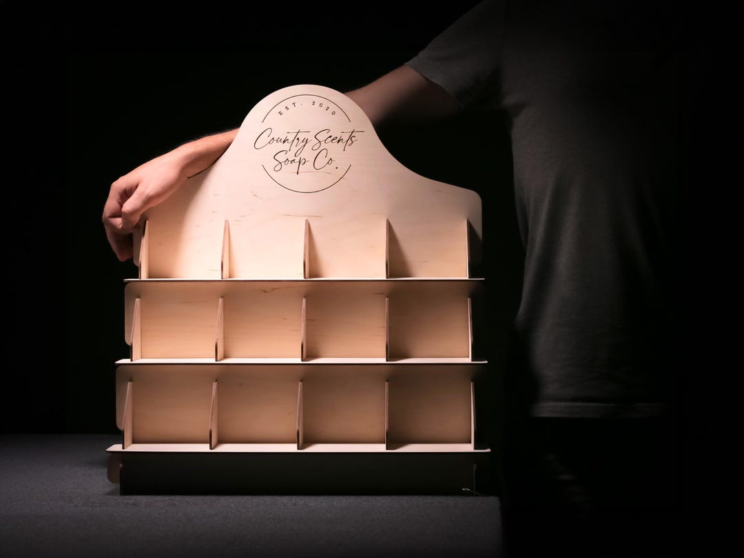 Perfume Display Stand - 3 Tier Solid Perfume Shelf for Dry Fragrances ...