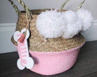 Dog toy basket | Etsy