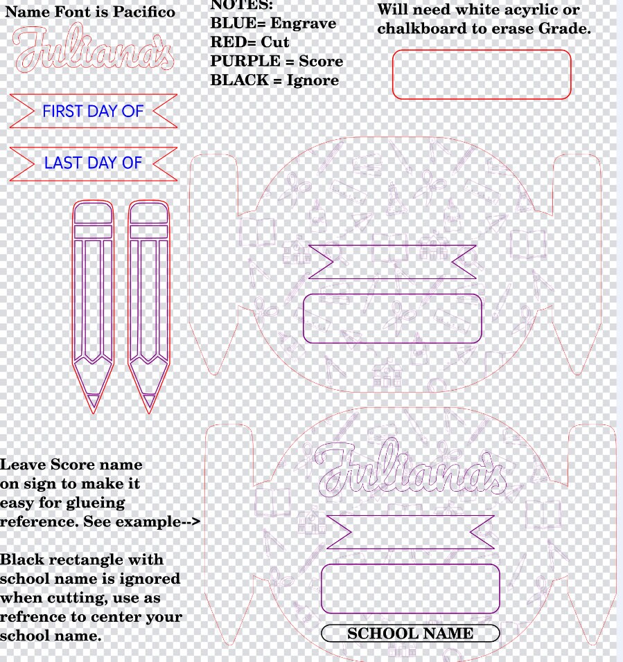 Back to School Sign SVG, First Day of School Svg, Last Day of School ...