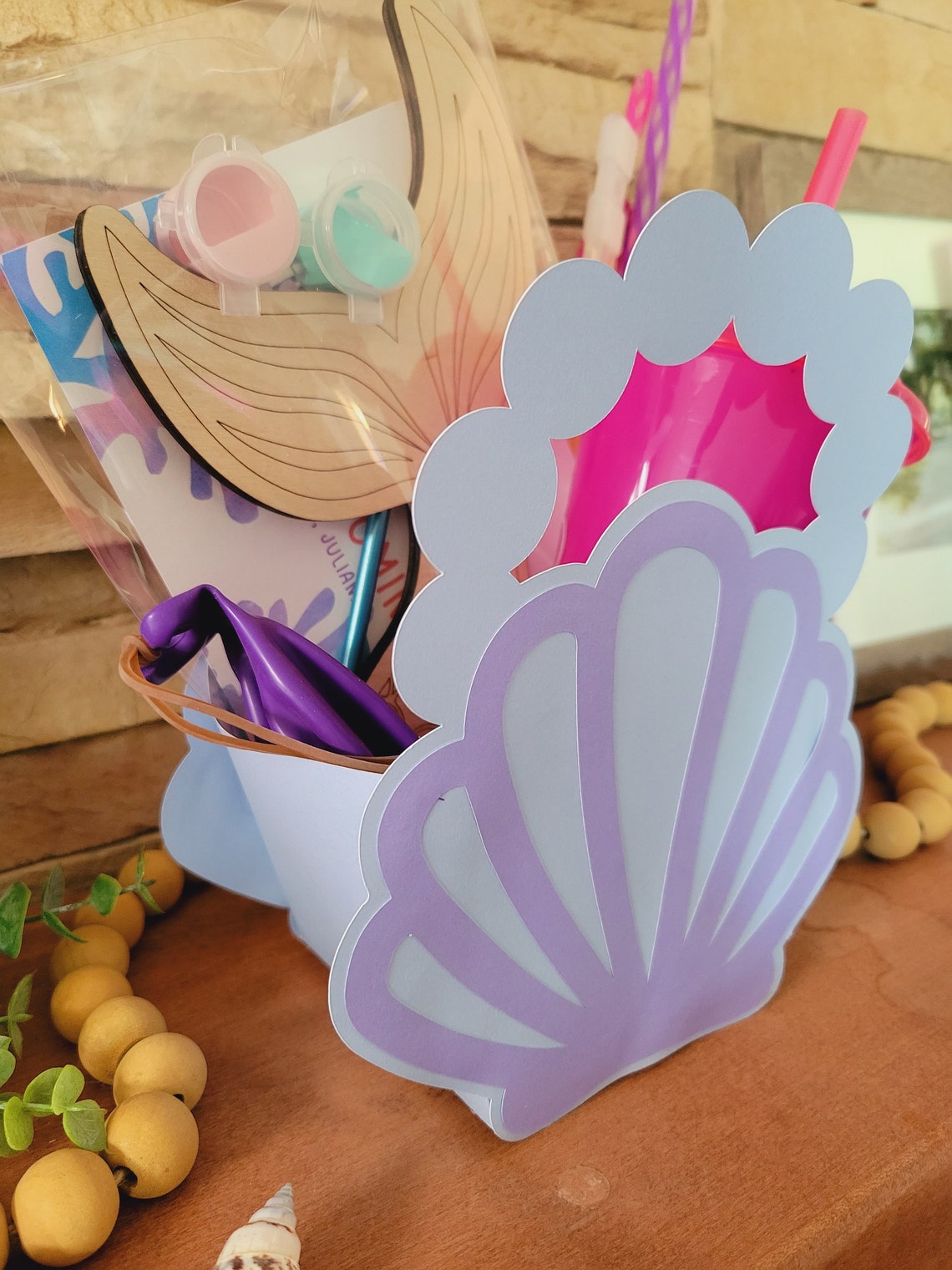 Mermaid Gift Box SVG Files, Pirate Gift Box/ Kids Birthday Party/ Party ...