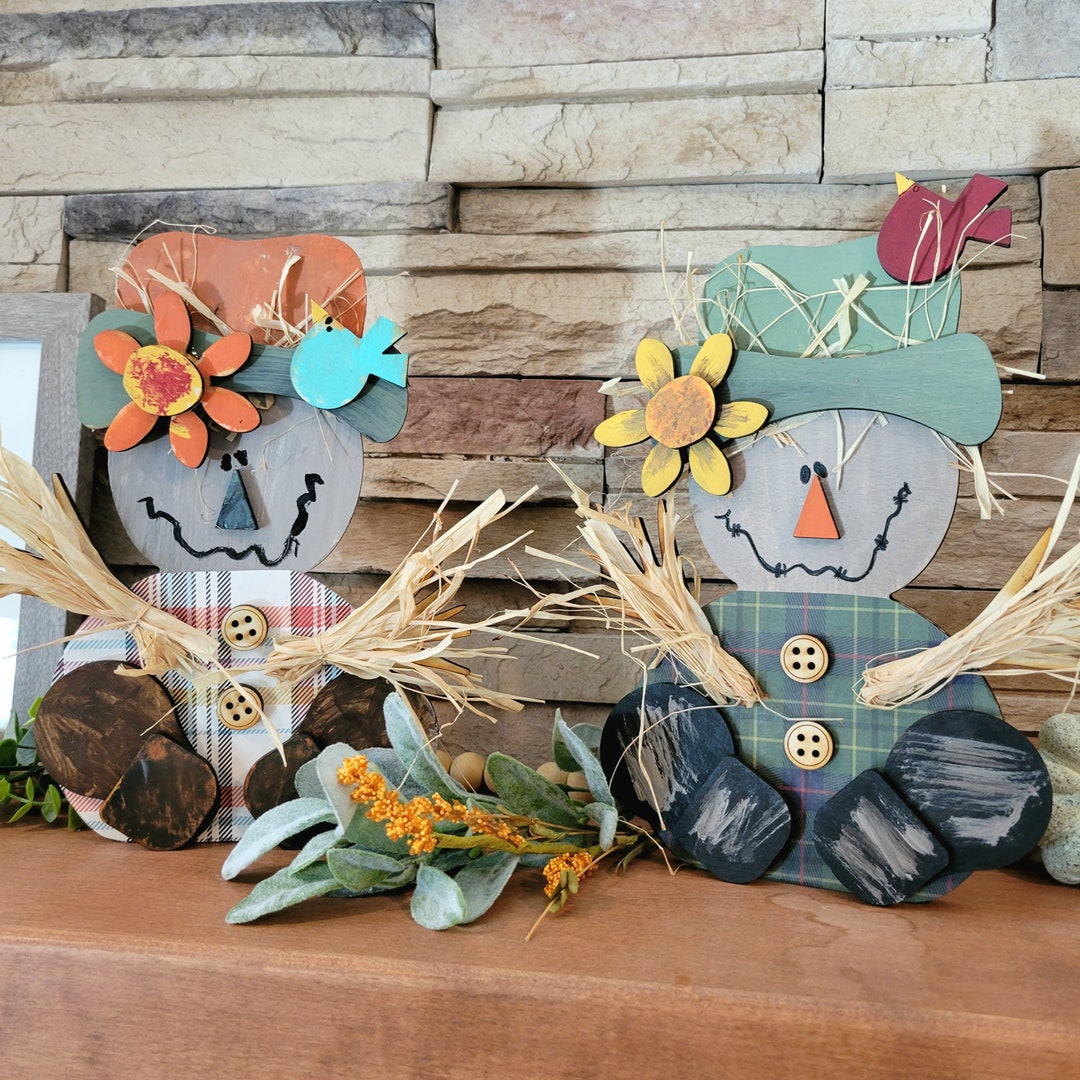 Scarecrow Paint Kit, Fall Home Decor, Halloween Decor, Paint Kits ...