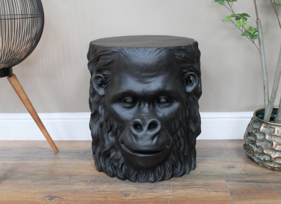 SALE Gorilla Head Side Table - Etsy UK