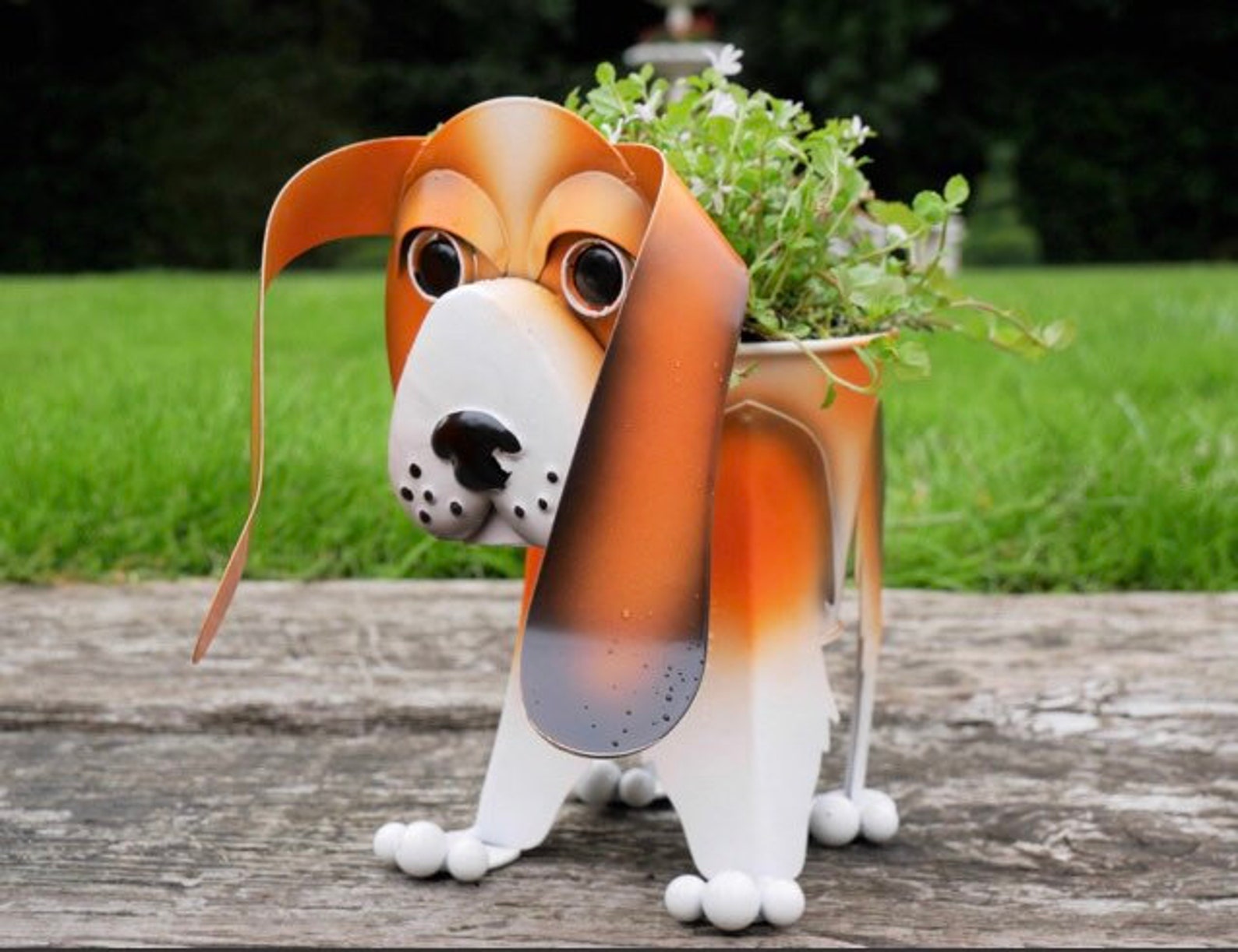 Beagle Planter | Etsy